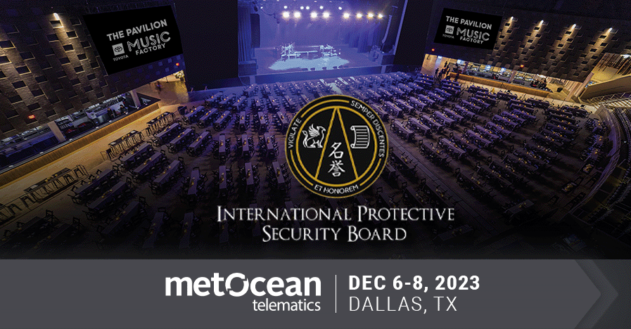 MetOcean is Exhibiting at IPSB Close Protection Conference | MetOcean ...